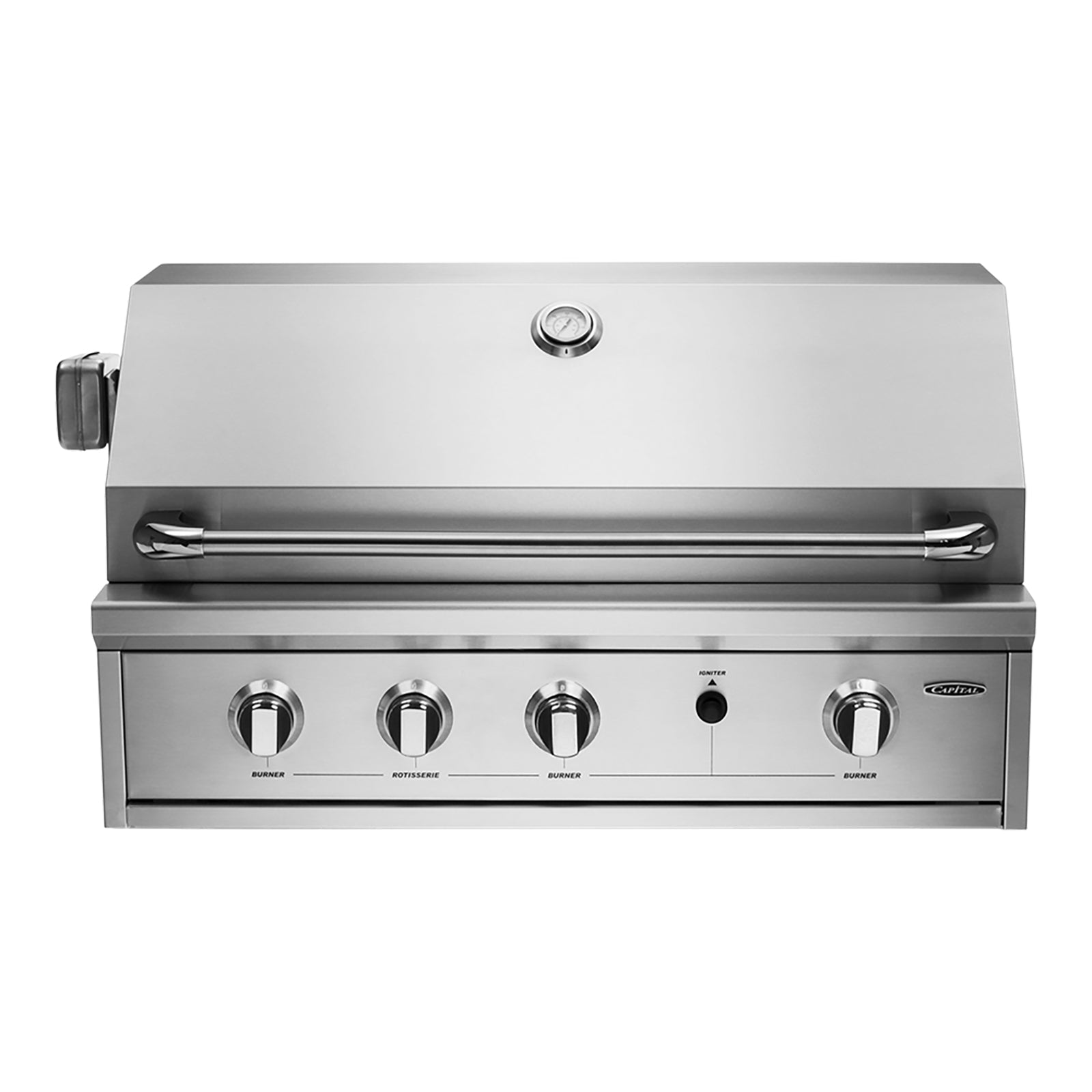 Capital ProGrill Series 36" Built-In Open Grill BBQ with Solid Flat Pl